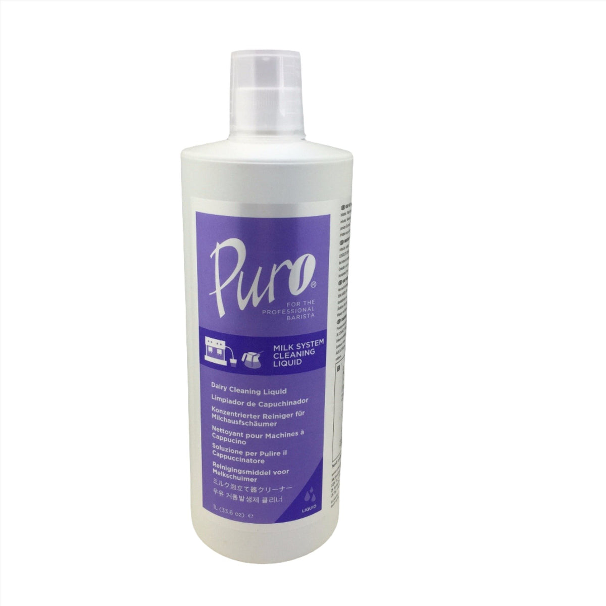 Puro Milk System Cleaning liquid for Espresso Machines - Espresso ...